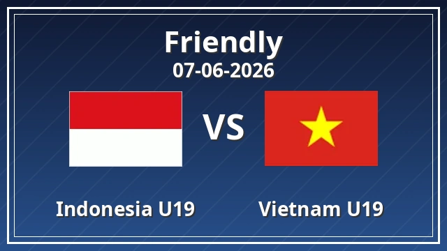 Indonesia U19 vs Vietnam U19 - XemLaiBongDa